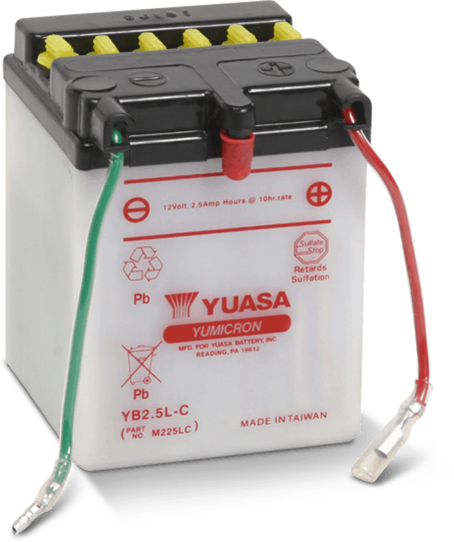 YB2.5L-C - Yuasa Battery, Inc.