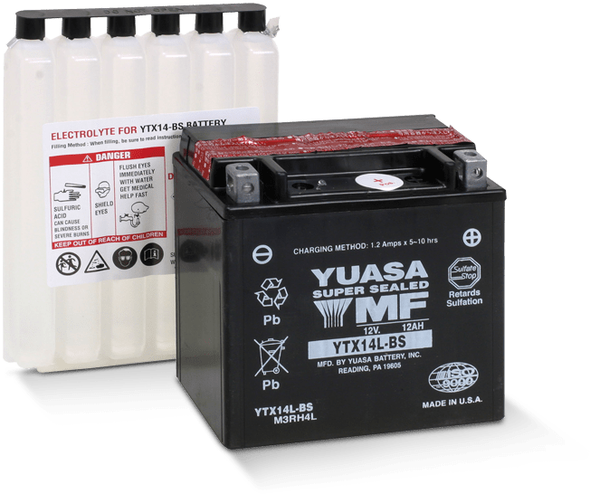 YTX14L-BS - Yuasa Battery, Inc.